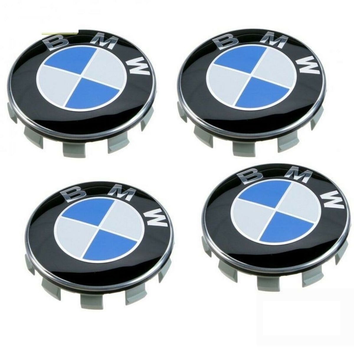 NEW GENUINE BMW ALLOY WHEEL CENTRE CAPS CHROME EDGE x4 36136783536 in ...