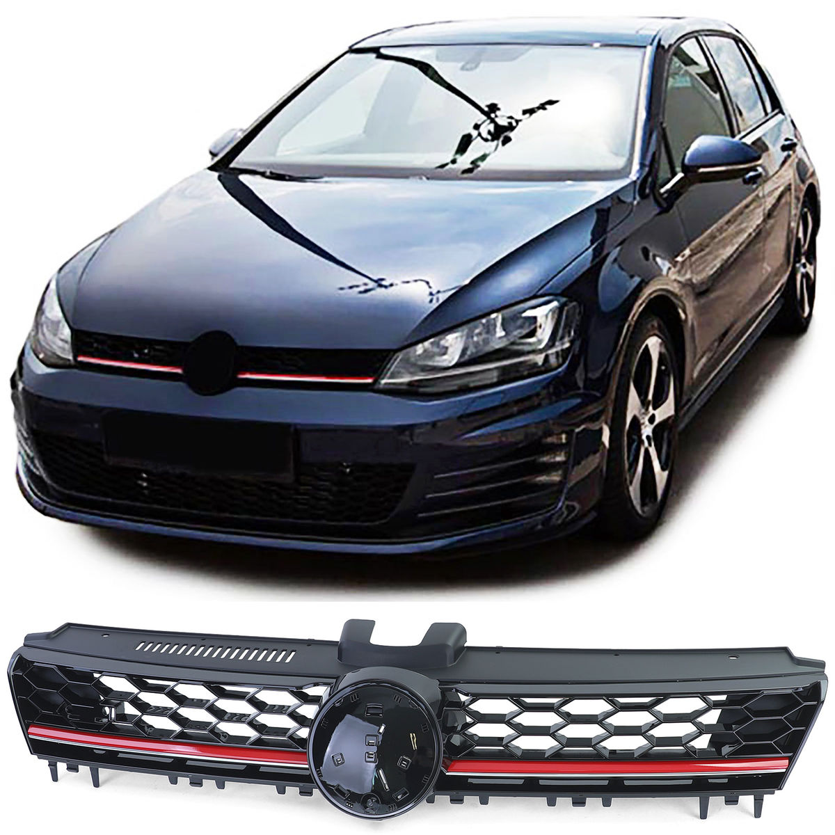 GTI look front grill for VW Golf VII MK7 13-16 in Grills - buy best ...