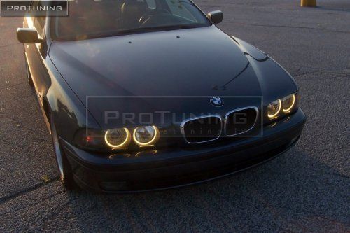 CCFL Angel eyes. Yellow color For BMW E39 1996-2000 Prefacelift in ...