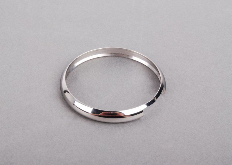 MINI NEW OEM R55 R56 R57 R58 R59 R60 R61 METAL CHROME RING FOR KEY FOB ...