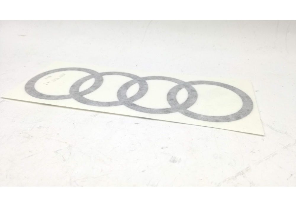 NEW GENUINE AUDI A1 A3 A4 A5 A6 SIDE AUDI RINGS FILM DECAL BLACK ...