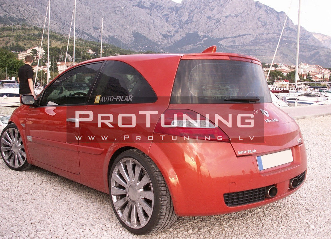 RS Look Rear Door Roof spoiler For Megane 2 HB 02-16 in Spoilers - buy ...