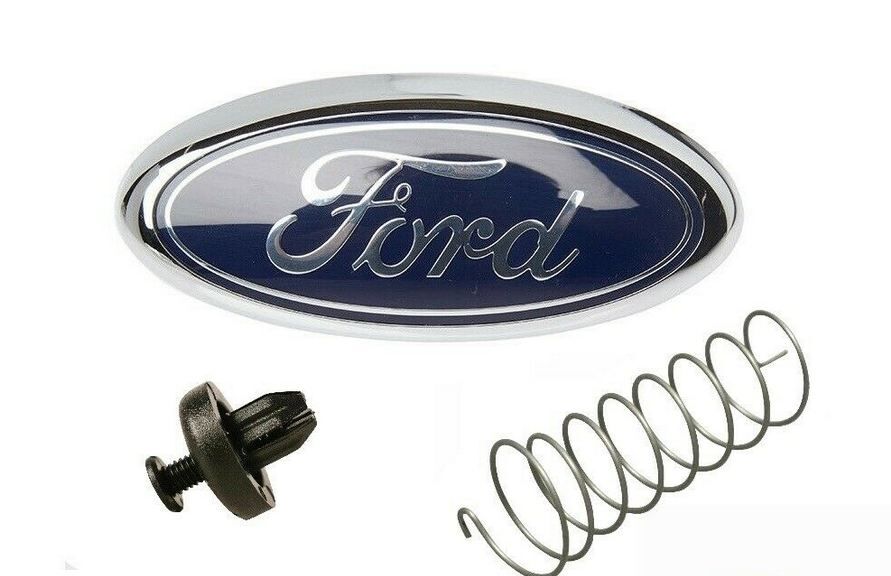NEW GENUINE FORD C-MAX FOCUS KUGA MONDEO TRANSIT BADGE WITH SPRING AND ...
