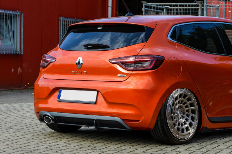 Performance Rear Bumper diffuser addon with ribs / fins For Renault ...
