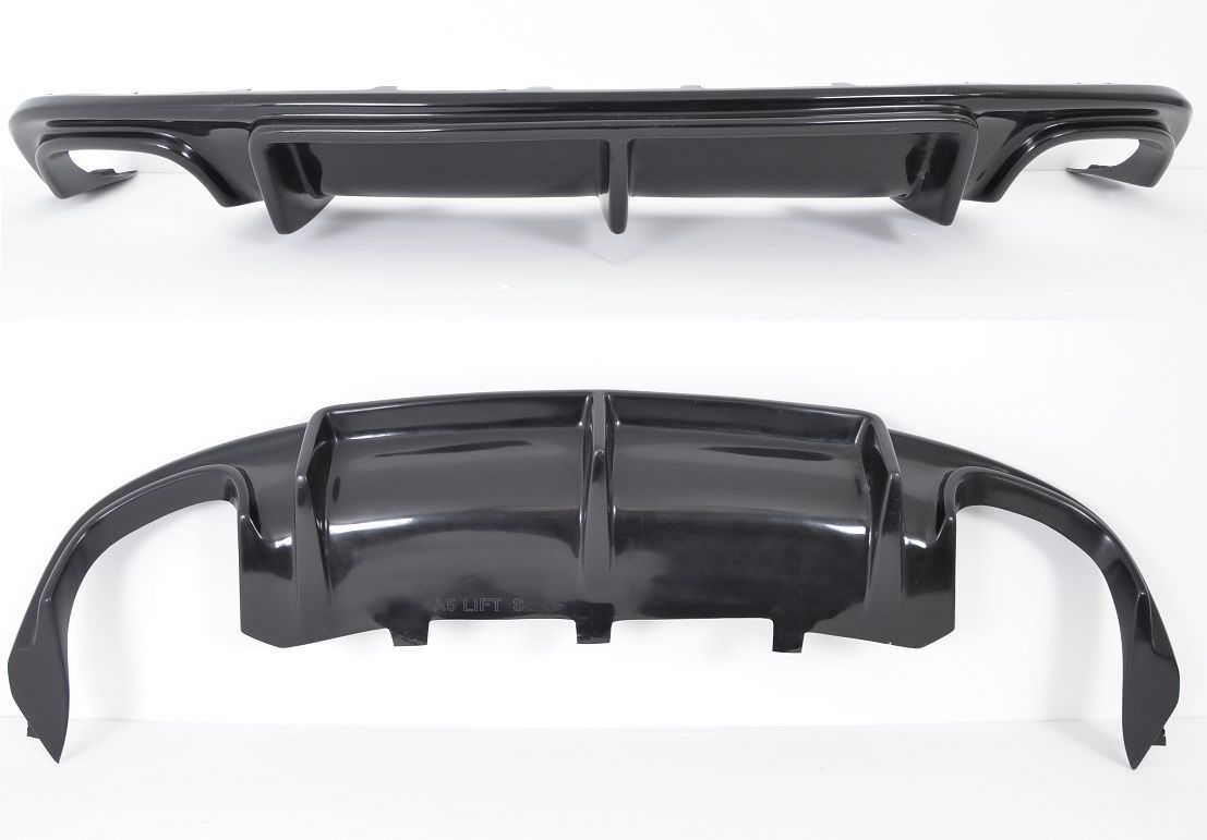 RS Performance Rear Bumper Diffuser for A5 / S5 Coupe 11-16 Facelift in ...