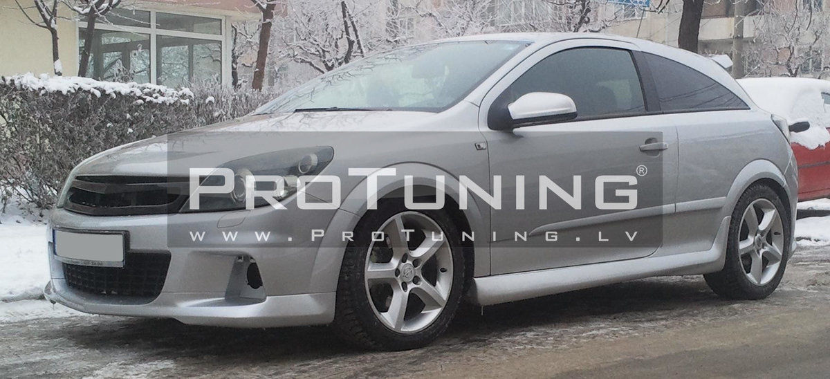 Side skirts OPC style For Astra H Hatchback + Combi in Whole Sideskirts ...