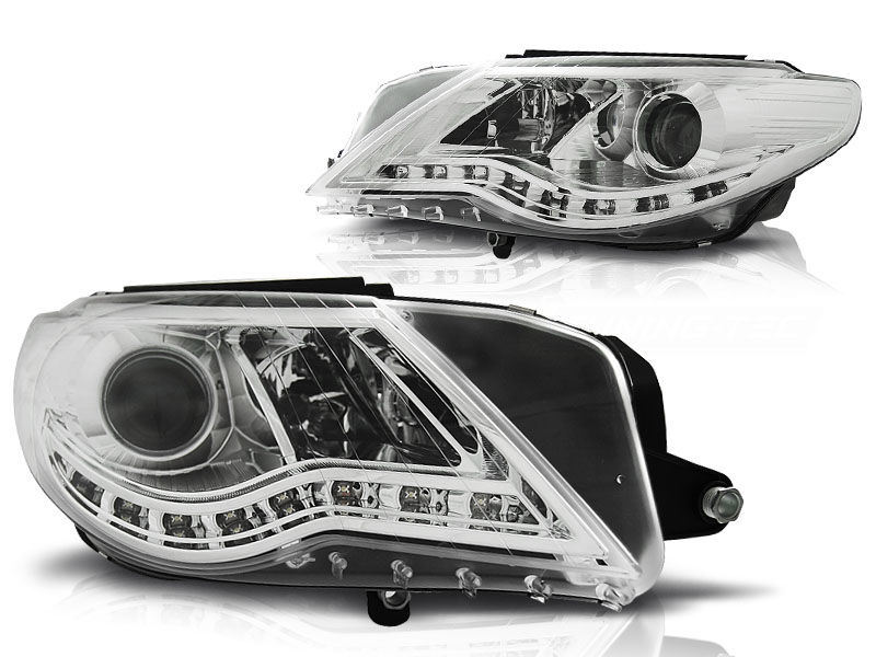 HEADLIGHTS DAYLIGHT CHROME fits VW PASSAT 08-12 CC in Headlights - buy ...