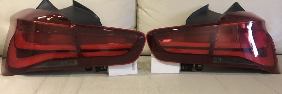 BMW NEW GENUINE 1 SERIES F20 F21 LCI REAR LED BLACK LINE TAIL LIGHTS ...
