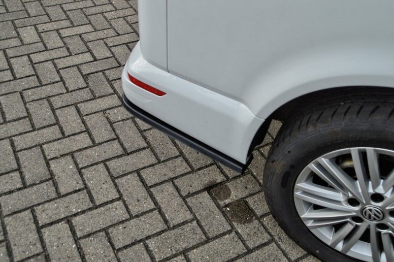 Performance Rear Bumper Side Flaps / Splitters For VW Bus T5 Facelift ...