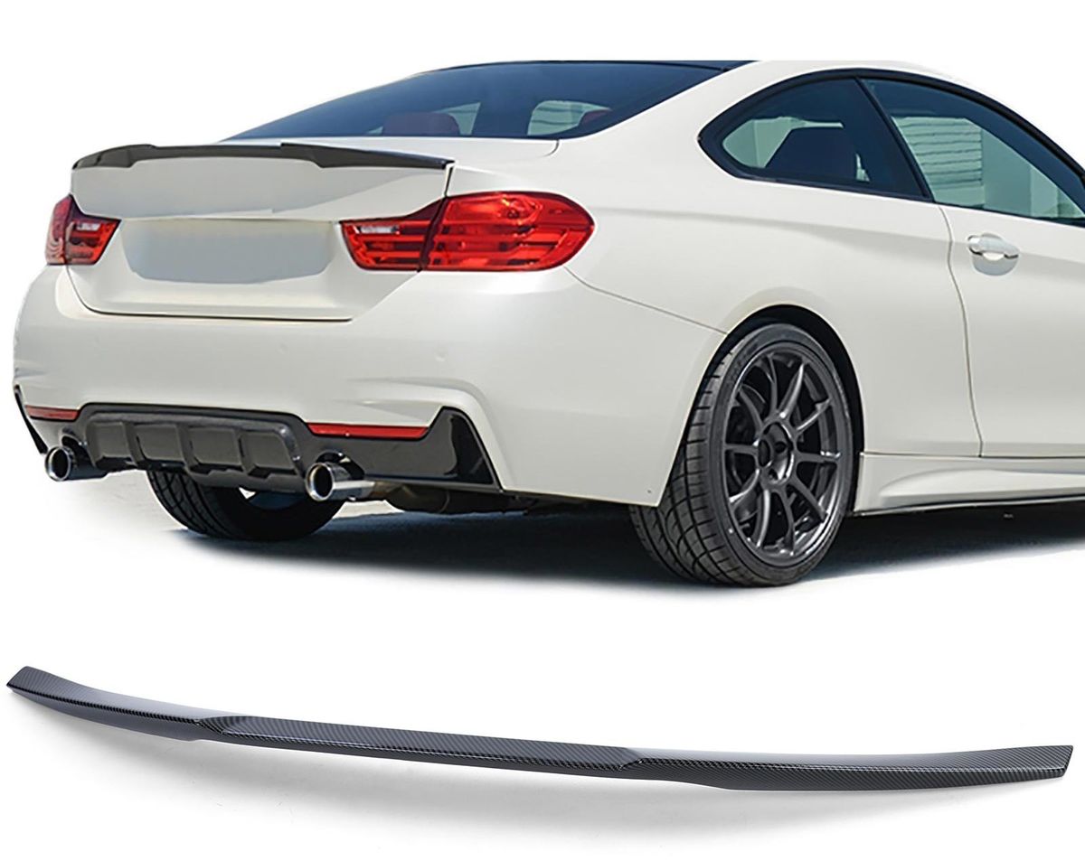 Performance Carbon Look High Kick Boot Spoiler for BMW M4 F82 in ...