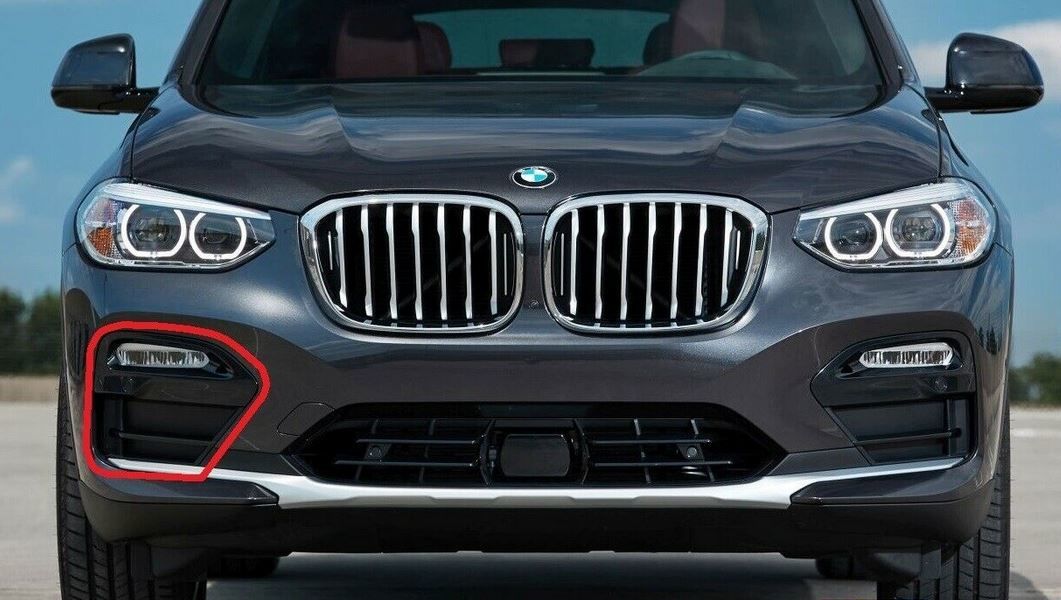 FOR NEW GENUINE BMW X4 SERIES G02 FRONT BUMPER SIDE GRILL OPEN WITH PDC ...