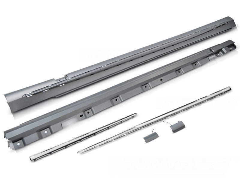 S63 ANG Style Chrome Side skirts/ Sill covers For Mercedes W222 13-18 ...