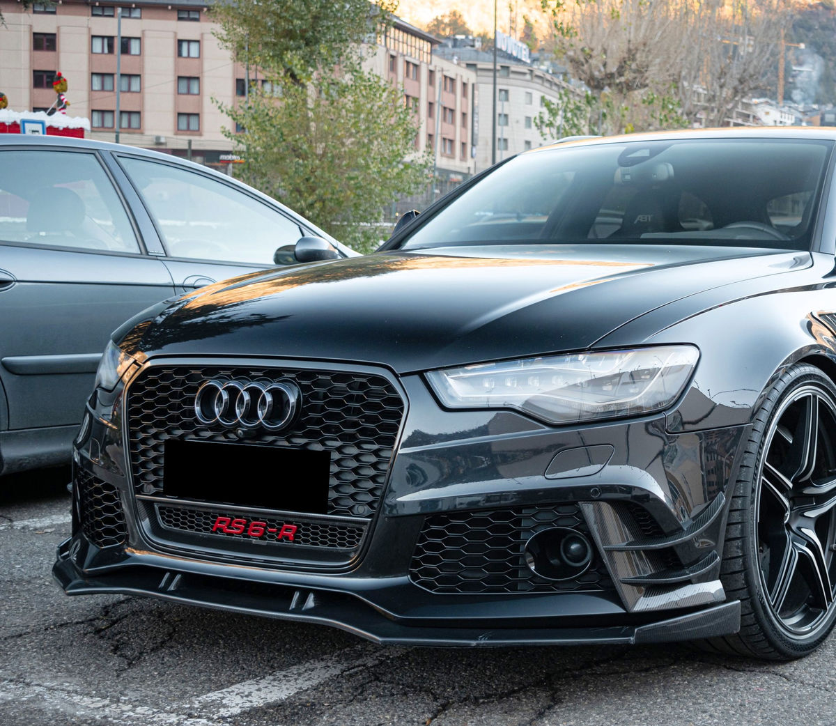 Carbon Performance Front Bumper Spoiler Lip/ Splitter For Audi RS6 C7 ...