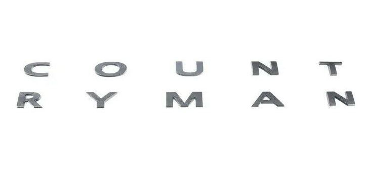 NEW GENUINE MINI COUNTRYMAN F60 BLACK LOGO BADGE 51142465243 in Badges ...