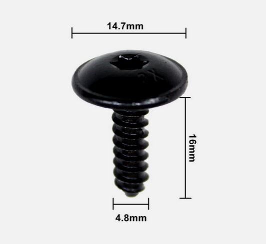 NEW GENUINE VW Volkswagen Audi N90775001 Fender Liner Screw T25 Drive 4 ...