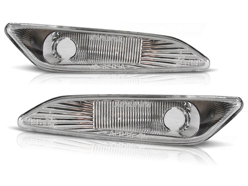 CLEAR CHROME SIDE MARKERS FOR FIAT TIPO 2015- HATCHBACK / SEDAN / KOMBI ...