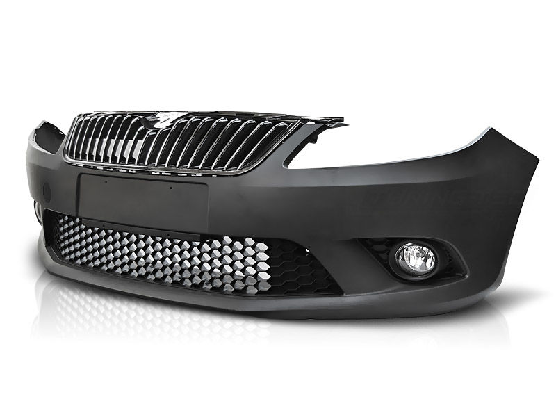 FABIA II 10 - 14 Front bumper RS style in Bumper - buy best tuning ...