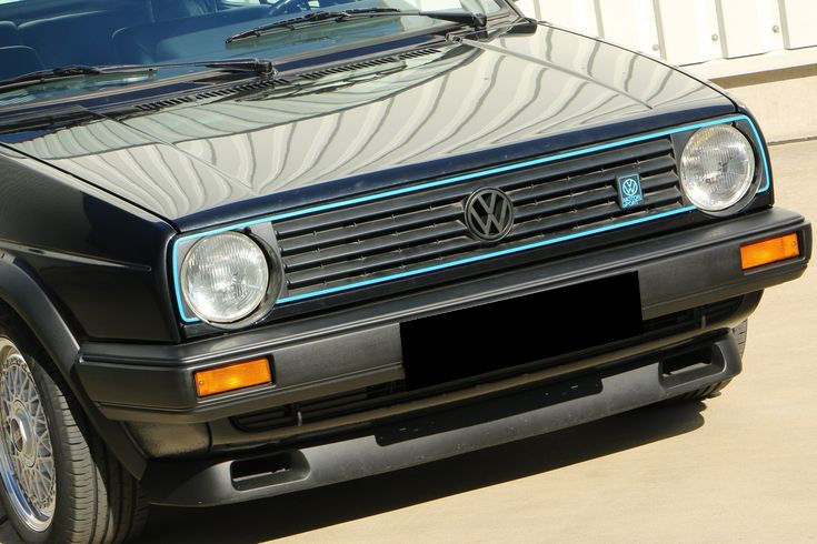 GTI Small Bumper Spoiler/ Front Lower Panel Addon For VW Golf II ...