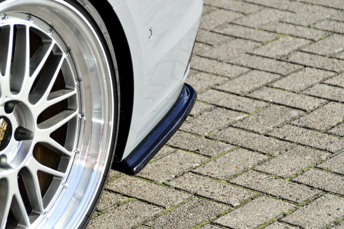 Black Gloss Performance Rear Bumper Side Flaps / Splitters For Audi RS4 ...