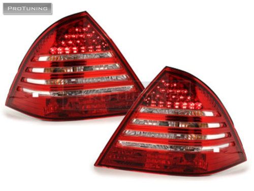 LED TAIL LIGHTS RED WHITE fits MERCEDES C-KLASA W203 SEDAN 00-04 in ...