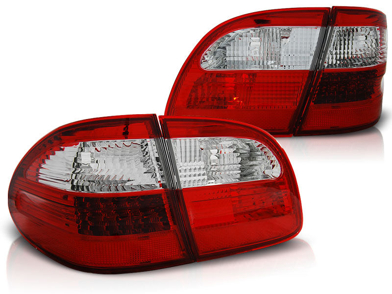 LED TAIL LIGHTS RED WHITE fits MERCEDES W211 WAGON E-KLASA 02-06 in ...
