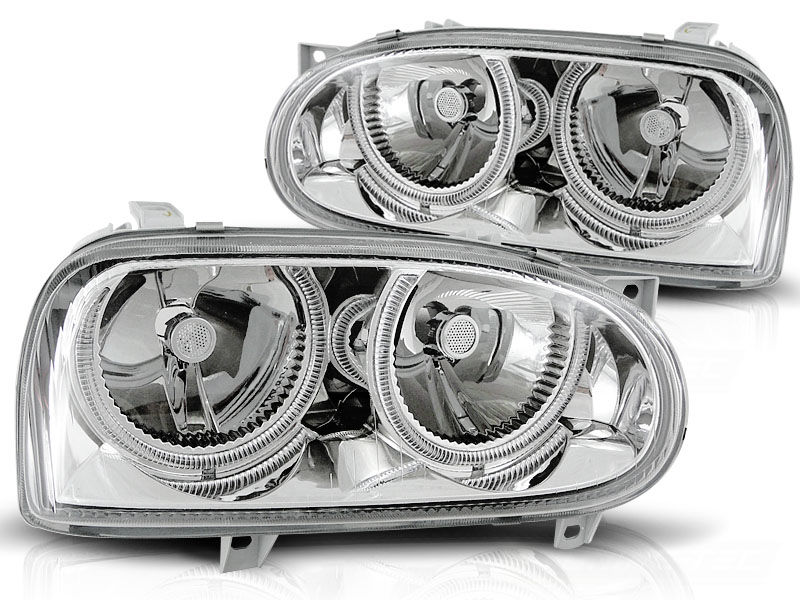 GOLF 3 91-97 ANGEL EYES CHROME in Headlights - buy best tuning parts in ...