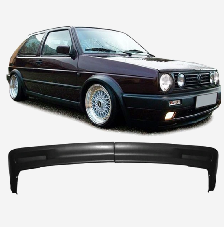 GTI Front Big Bumper Lower spoiler for VW Golf II / Jetta MK2 in Flaps ...