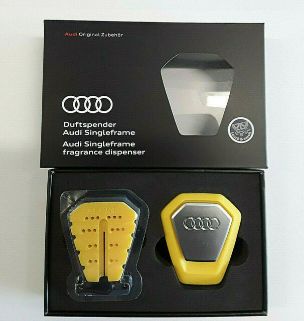 Genuine Audi Singleframe Fragrance starterpack + Cartridge YELLOW in ...