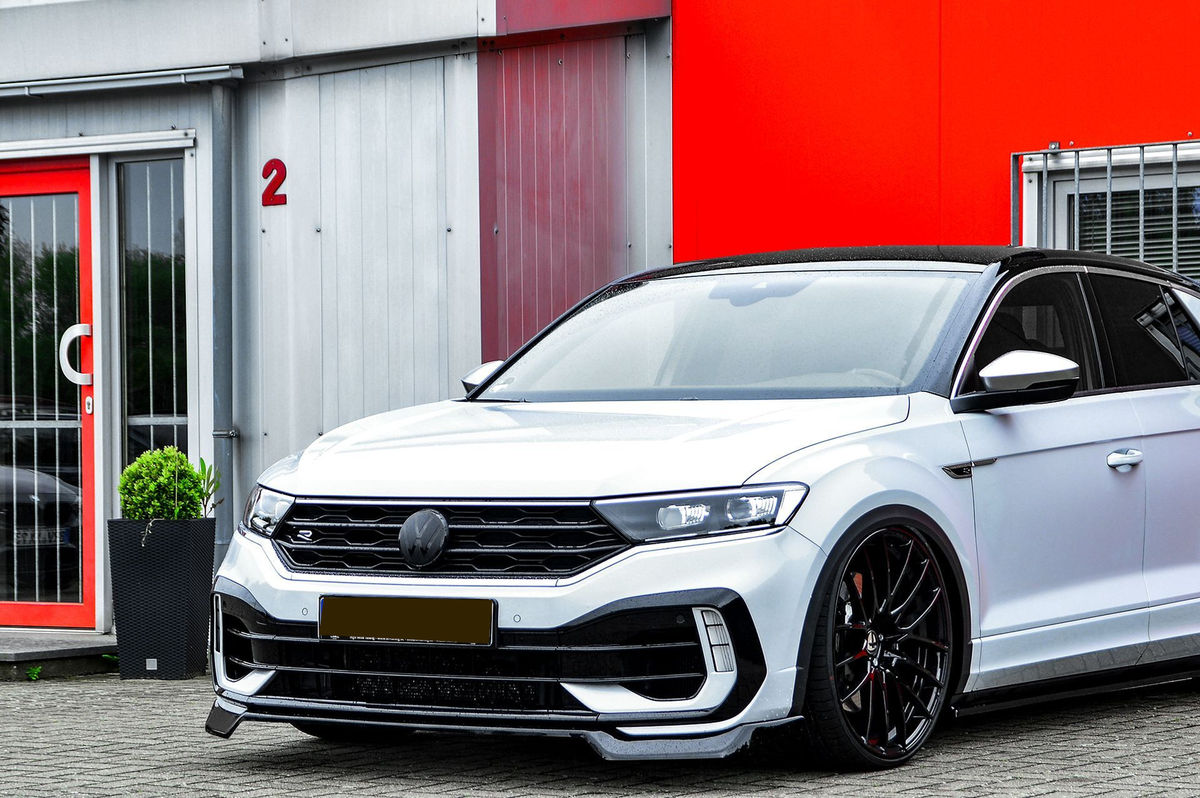 Front Bumper spoiler / skirt /valance For VW T-ROC R 19-21 in Lips ...