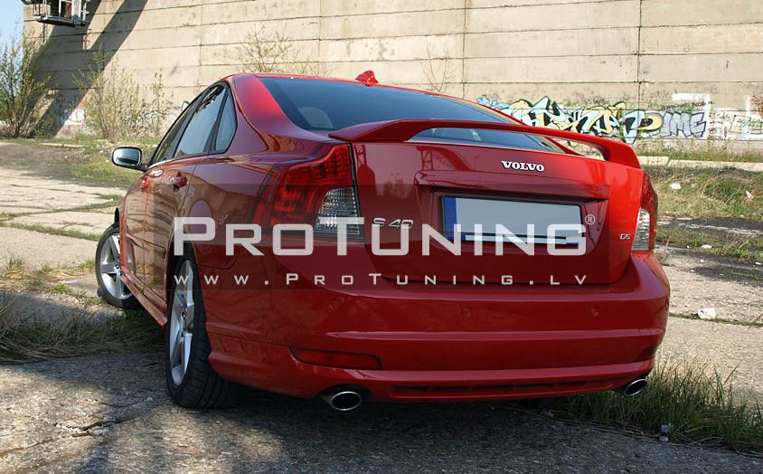 R Sport Design Rear trunk spoiler For Volvo S40 2004-2012 in Spoilers ...