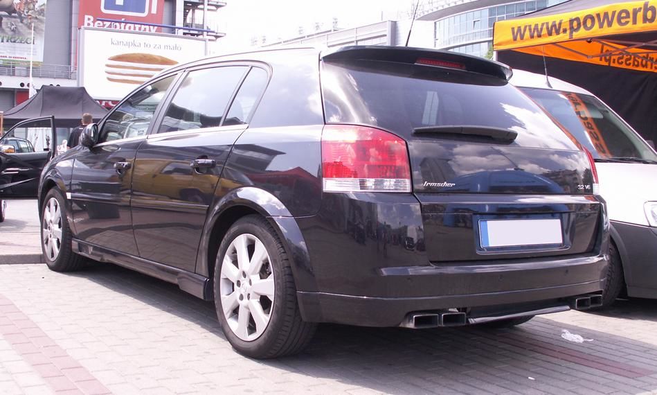 OPC look Rear Bumper Spoiler addon For Opel Signum 03-08 in Diffusers ...