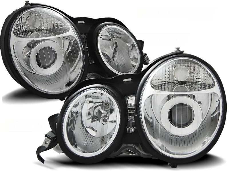HEADLIGHTS CHROME fits MERCEDES W210 E-KLASA 95-05.99 in Headlights ...