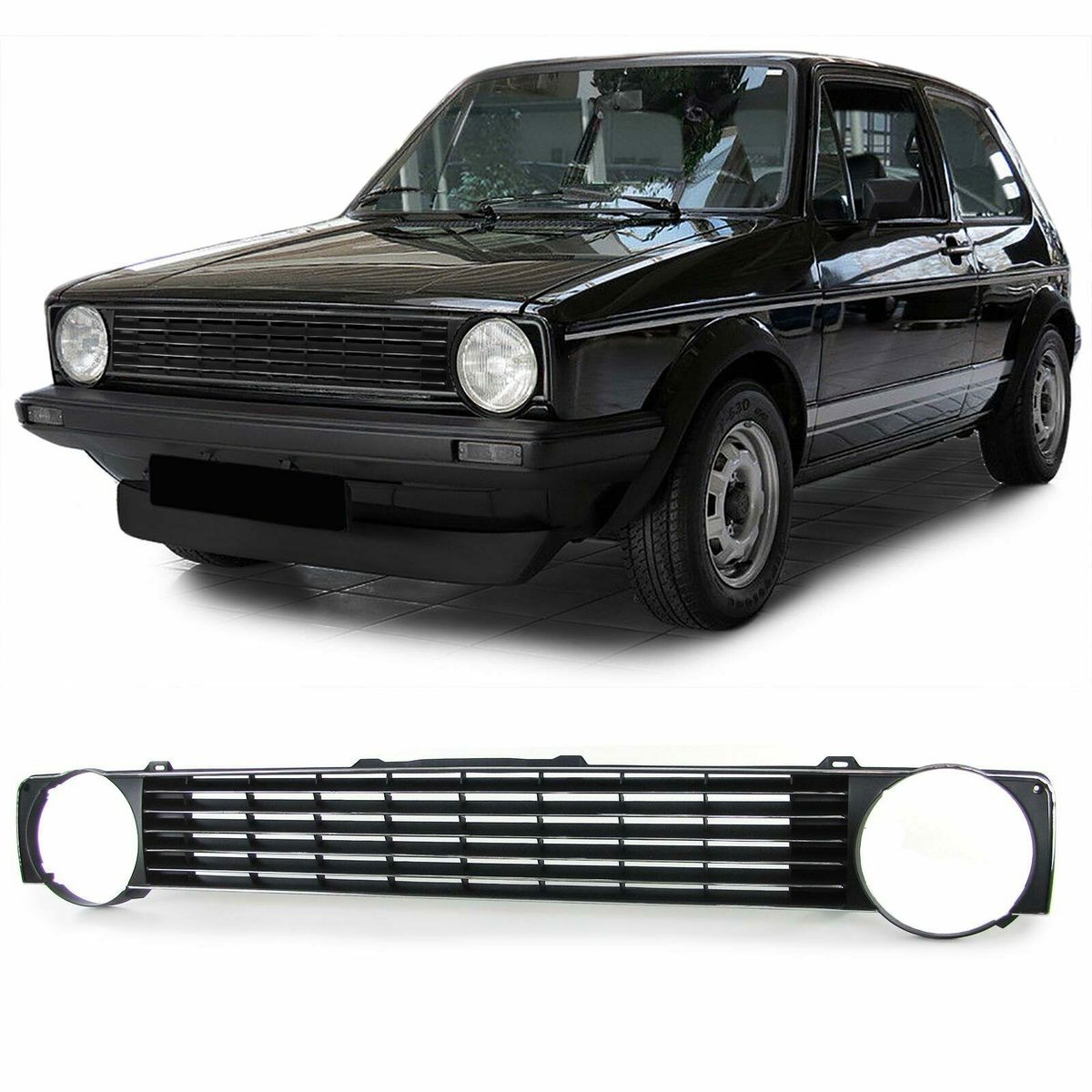 Front badgeless grill For VW Golf I in Grills - buy best tuning parts ...