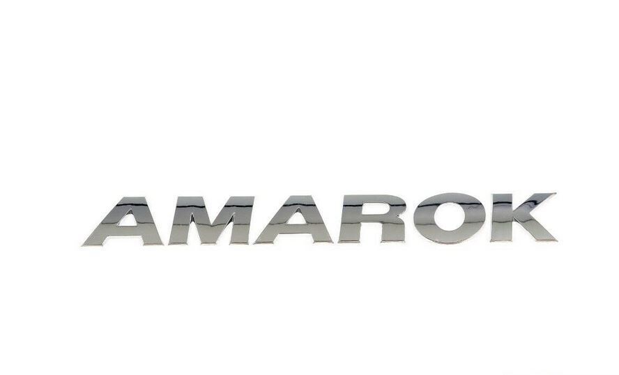 NEW GENUINE VW AMAROK 10-17 REAR TRUNG AMAROK LETTERING EMBLEM BADGE ...