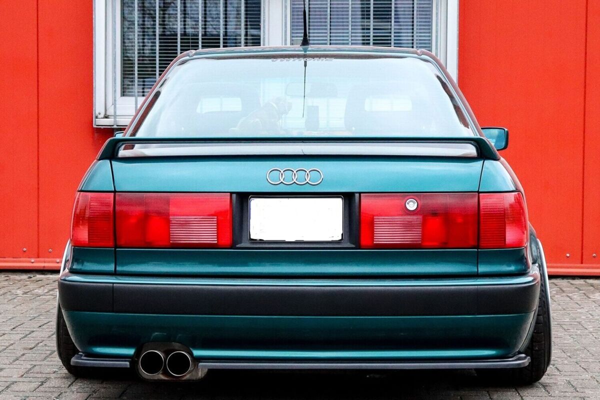 Black GLOSS Performance Rear Bumper diffuser addon For Audi 80 B4 1991 ...