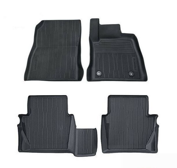 NEW GENUINE FORD FIESTA 2017- FRONT AND REAR BLACK RUBBER FLOOR MATS ...