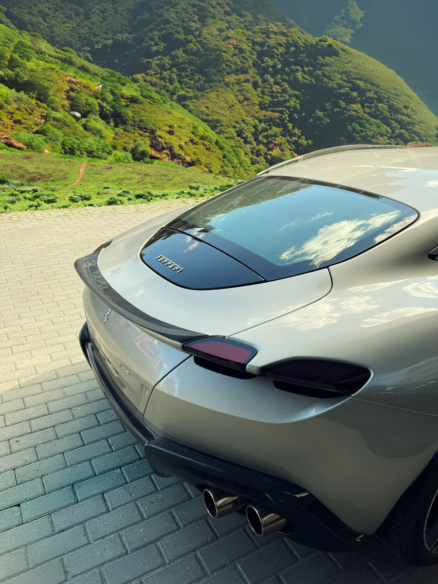 CARBON Performance Aero trunk Spoiler boot extension for Ferrari Roma ...