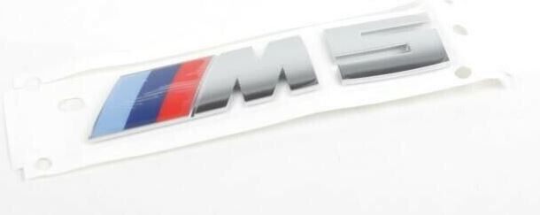 NEW GENUINE BMW M5 F90 REAR BOOT BADGE EMBLEM CHROME 51148063203 in ...