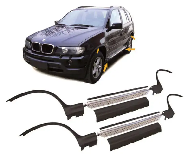 Sideskirts/ Stepbars + arches For BMW X5 E53 99-06 in Arches - buy best ...