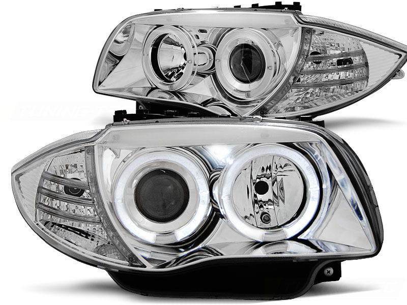 1ser e81/e87 04- Angel Eyes Chrome in Headlights - buy best tuning ...