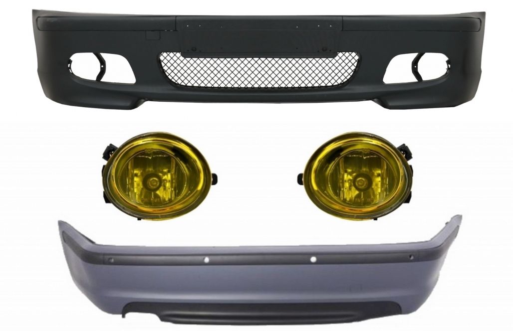 Body Kit suitable for BMW E46 Sedan (1998-2004) Bumper With PDC + Fog ...