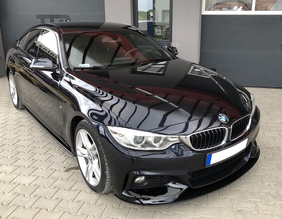Performance Front bumper Spoiler Lip with Flaps/ Elerons/ Splitters For ...