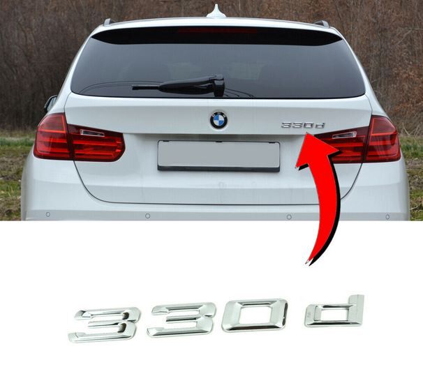 NEW GENUINE BMW 3 SERIES F31 REAR TRUNK BOOT 330d BADGE EMBLEM ...