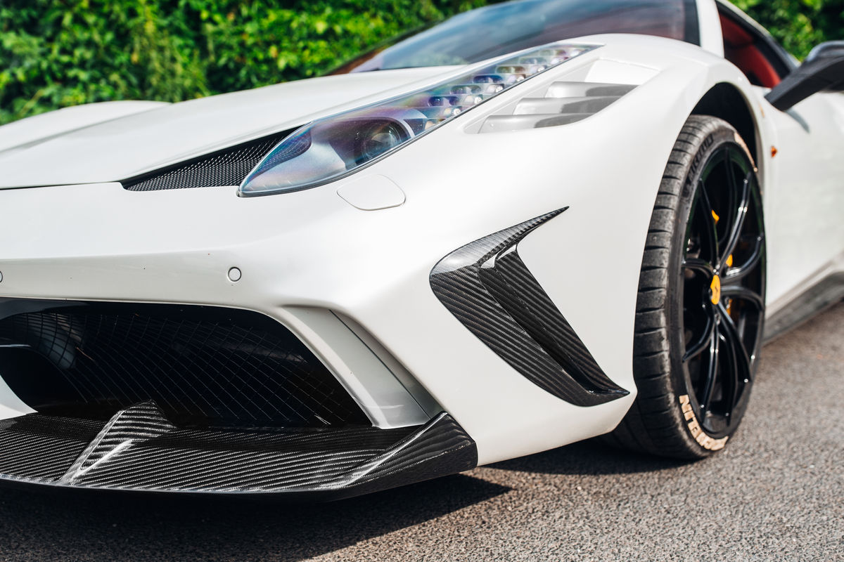 CARBON Performance Aero front bumper side vents for Ferrari 458 ...