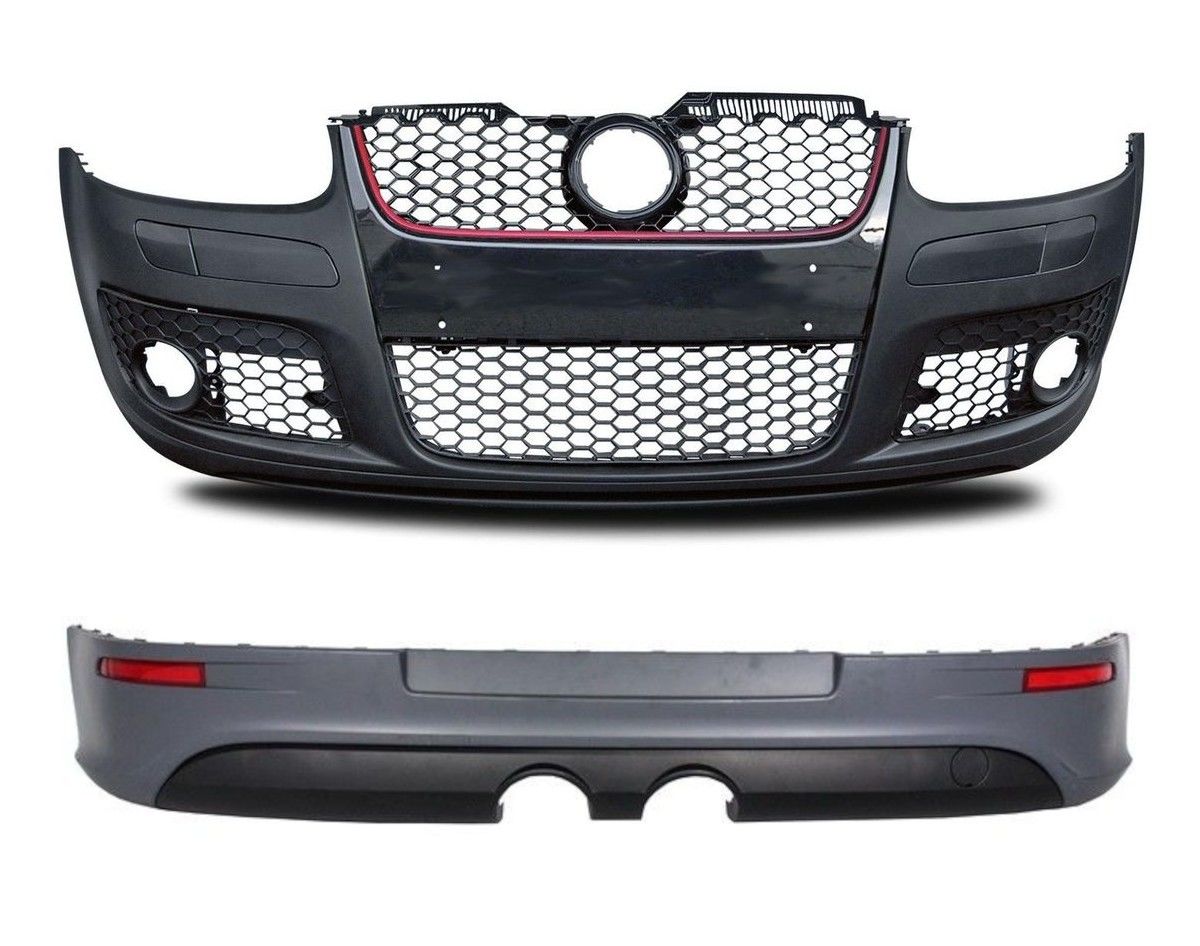 GTI R32 Front and Rear Bumper Kit For VW Golf V MK5 Bodykit Set in Full ...
