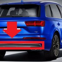 NEW GENUINE AUDI Q7 16-17 REAR S LINE BUMPER DIFFUSER INSERT TRIM ...