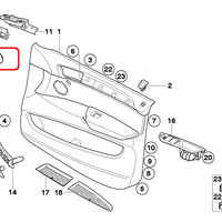 BMW NEW GENUINE F25 F26 E70 E71 E72 LOUDSPEAKER COVER BLACK FITS WITH ...