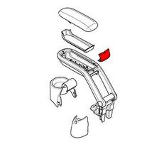 NEW GENUINE MINI R55 R56 R57 R58 R59 CENTER CONSOLE ARMREST REAR COVER ...