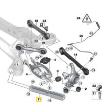 NEW GENUINE BMW E81 E87 R88 E90 E91 E84 R92 R93 REAR TRAILING ARM ...