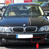 BMW NEW GENUINE E65 7 SERIES FACELIFT 05-08 FRONT BUMPER LOWER GRILLE ...